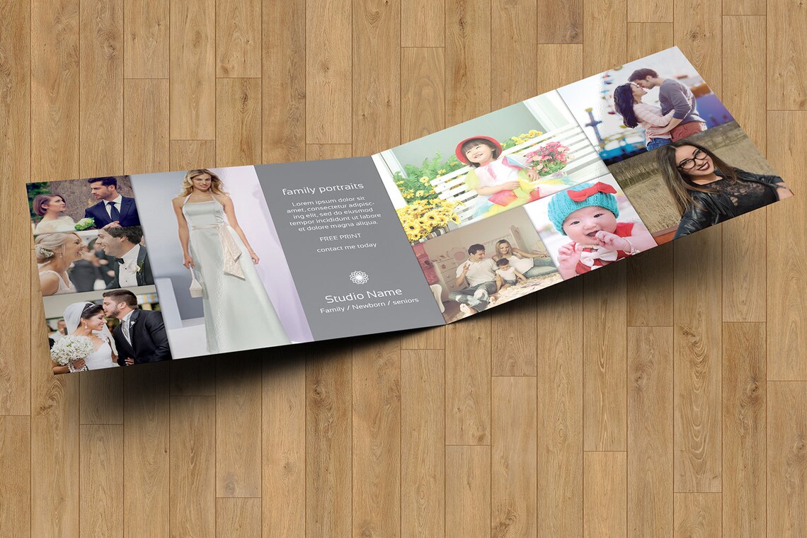 Photography Promo Card Photography Brochure Template - Etsy