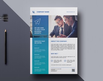 Business Flyer Corporate Flyer Template MS Word Photoshop - Etsy
