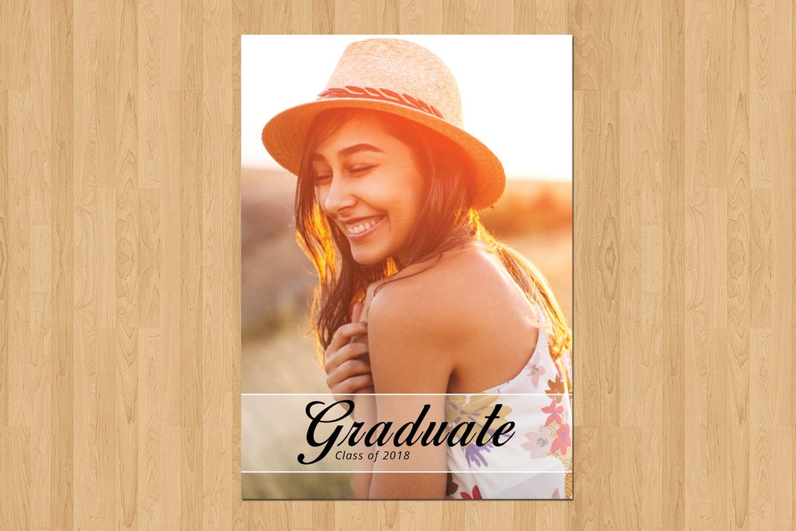 Graduation Announcement and Invitation Template | MS Word, Photoshop ...