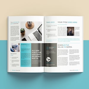 Business Newsletter Template , Corporate Newsletter | Ms Word, Indesign ...
