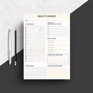 Printable Planner Template Daily Planner Weekly Planner | Etsy