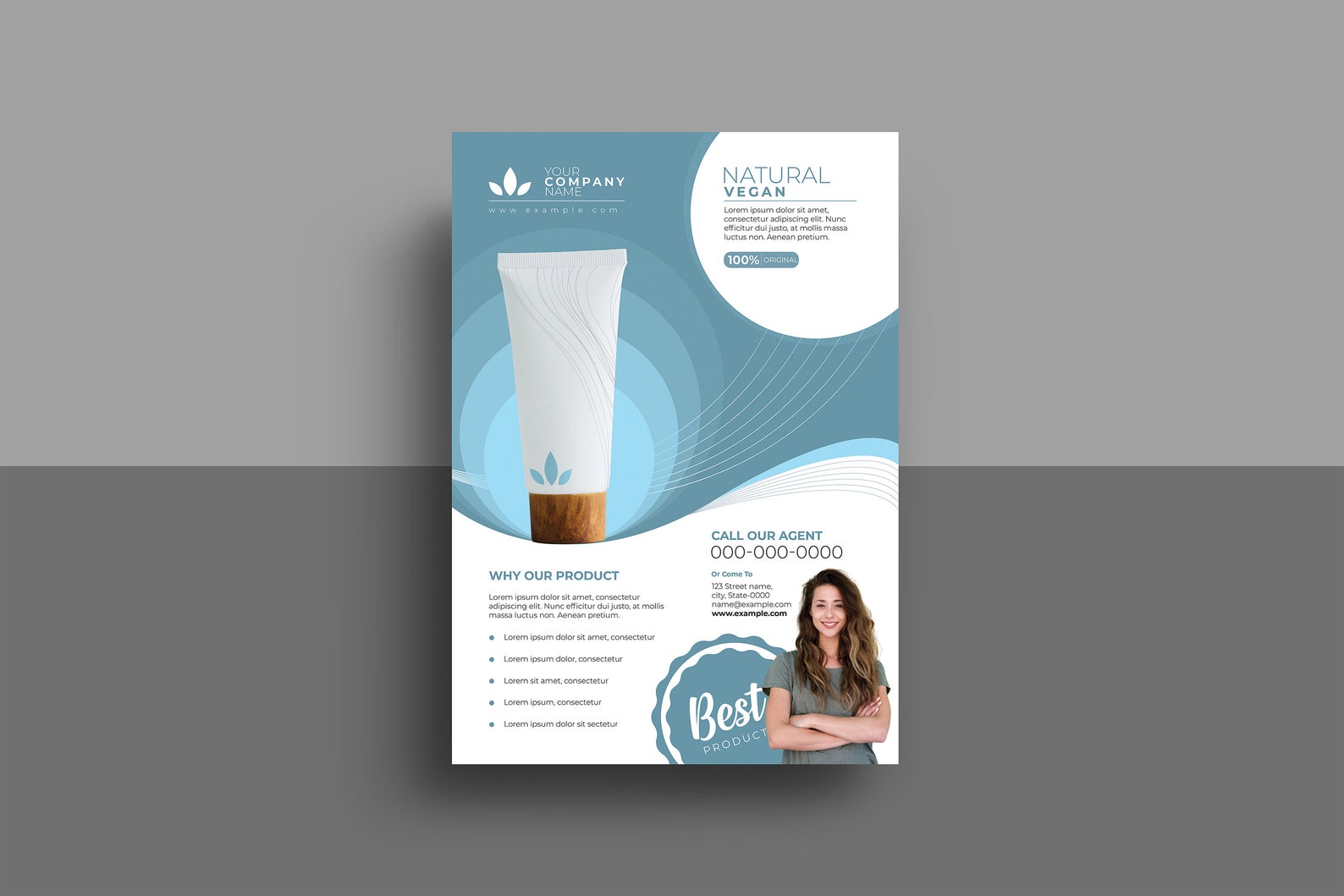 Modèle de flyer de produit flyer de publicité de produit | Etsy