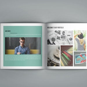 Multipurpose Square Portfolio Template | Design Portfolio Brochure ...