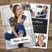Printable Modeling Comp Card Template Fashion Model Comp - Etsy
