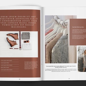 Media Kit Template | Media Press Kit Brochure Template, Fashion Blogger ...