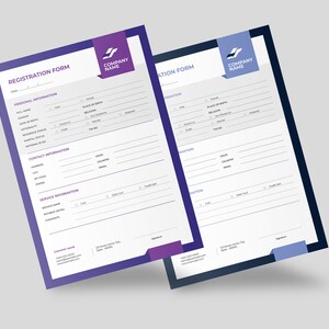 Customizable Registration Form Template - Easy to Edit and Use ...