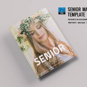 Senior Photography Magazine Template | Welcome Guide | Photoshop ...