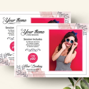 Photography Mini Session Template | Photography Marketing Board ...