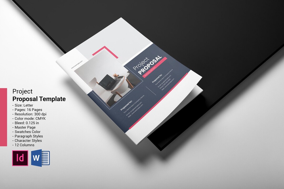 Business Proposal Template: Minimalist Design for MS Word & Indesign ...