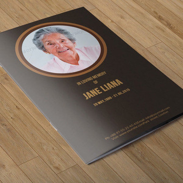 African Funeral Program - Etsy
