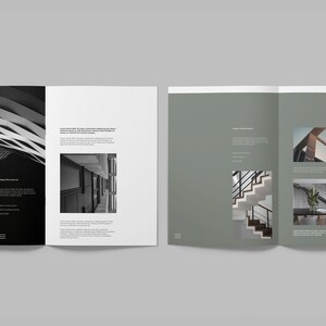 Printable Architectural Portfolio Brochure, Architecture Brochure ...