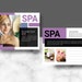 Beauty and Spa Postcard Template Hair & Beauty Care Salon - Etsy