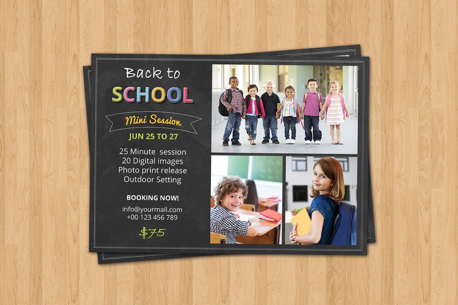 Back to School Mini Session Template Back to School Mini | Etsy