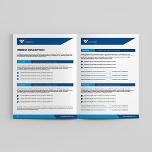 Proposal Template, Business Proposal Printable Project Proposal ...