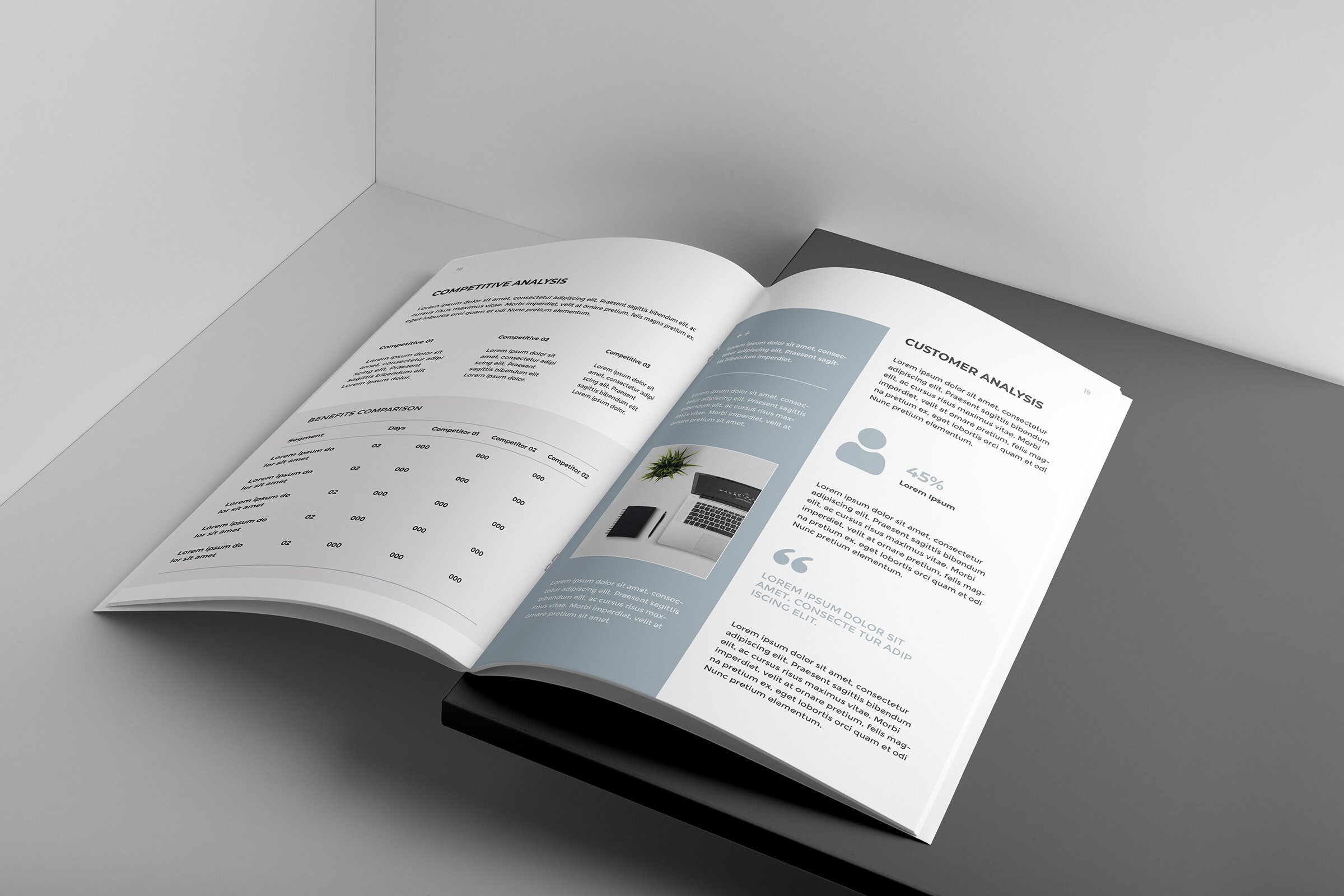 Printable Annual Report Template A4 Business Report - Etsy