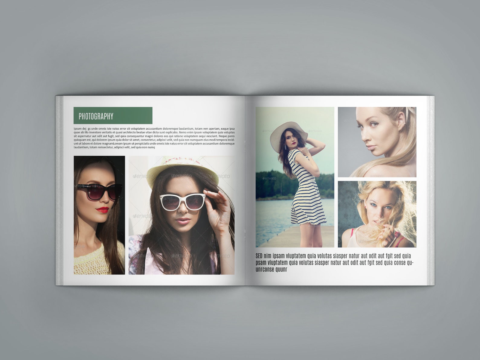 Multipurpose Square Portfolio Template Design Portfolio - Etsy