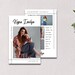Comp Card Template Fashion Model Comp Card, Modeling Composite Card ...