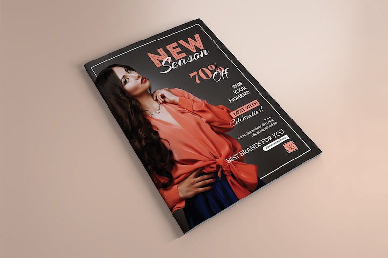 Magazine Cover Template Photoshop Template Instant Download - Etsy