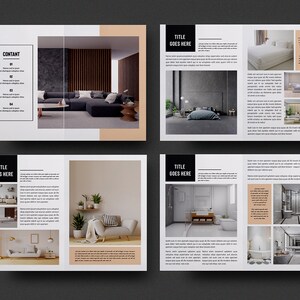 Printable Interior Designer Brochure Template Interior Catalog ...