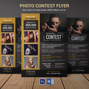 Creative Photo Contest Flyer Template, Photography Contest Flyer ...