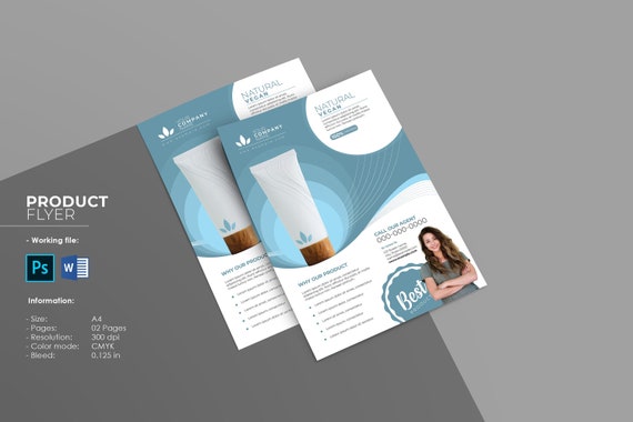 Product Flyer Template Multipurpose Product Advertising Flyer | Etsy