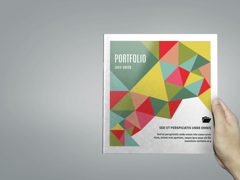 Multipurpose Square Portfolio Template Design Portfolio - Etsy