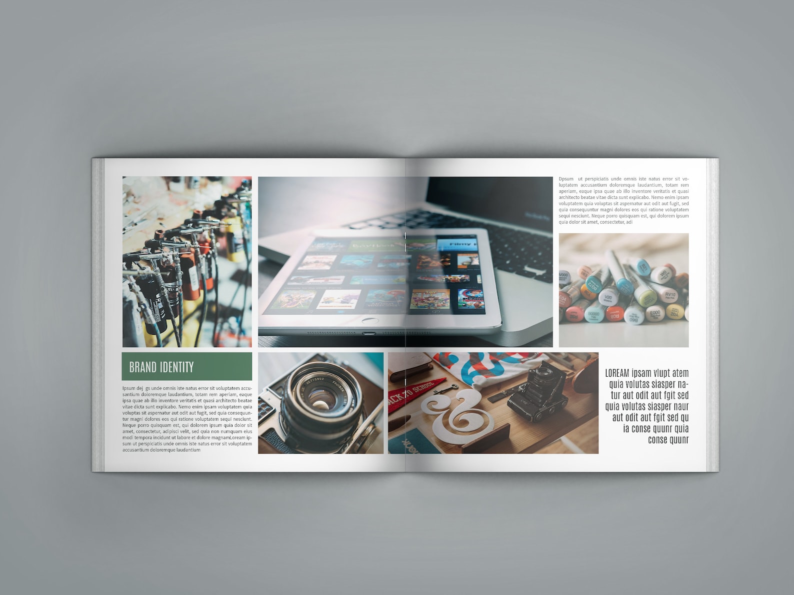 Multipurpose Square Portfolio Template Design Portfolio - Etsy