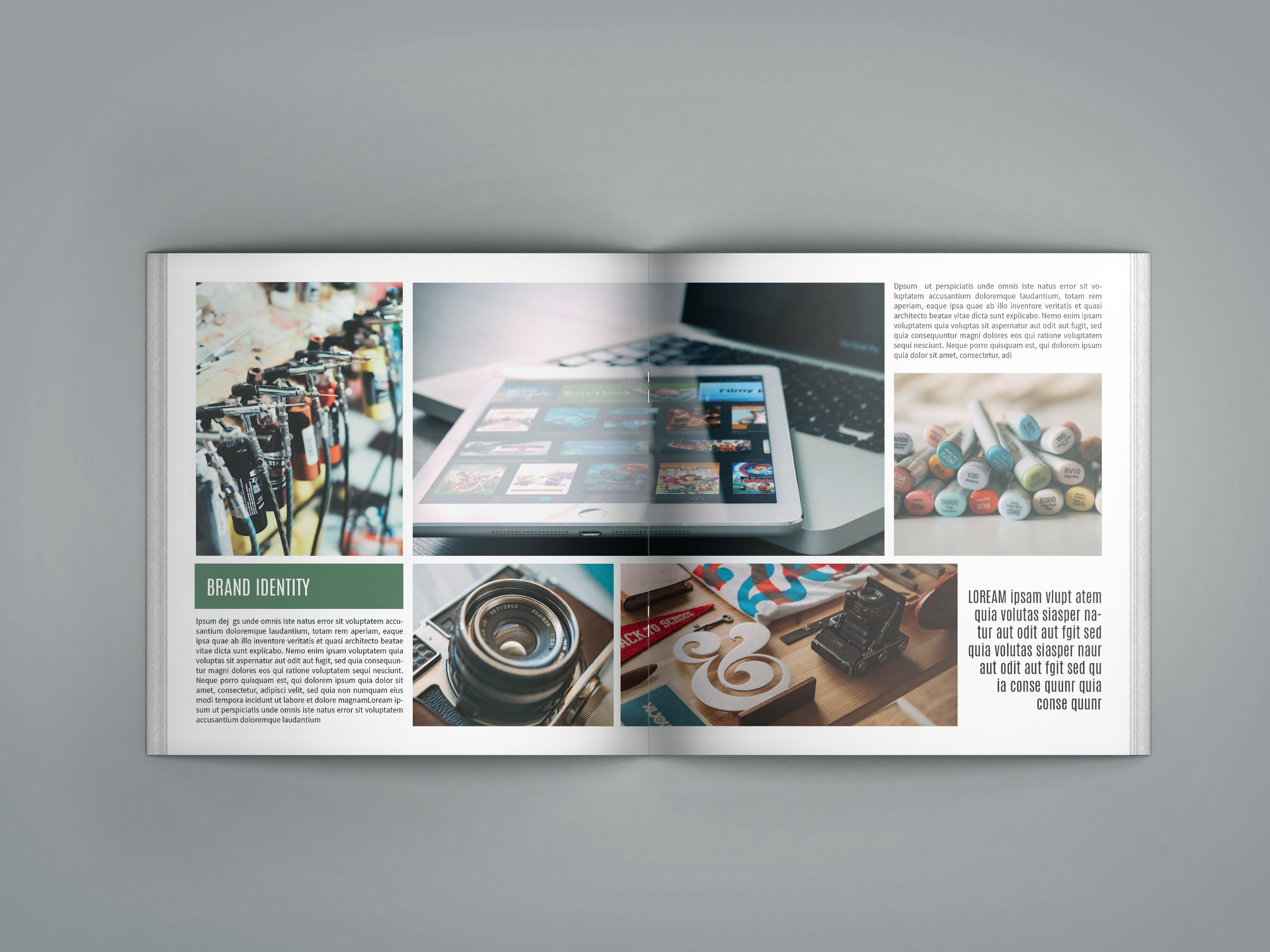 Multipurpose Square Portfolio Template Design Portfolio - Etsy