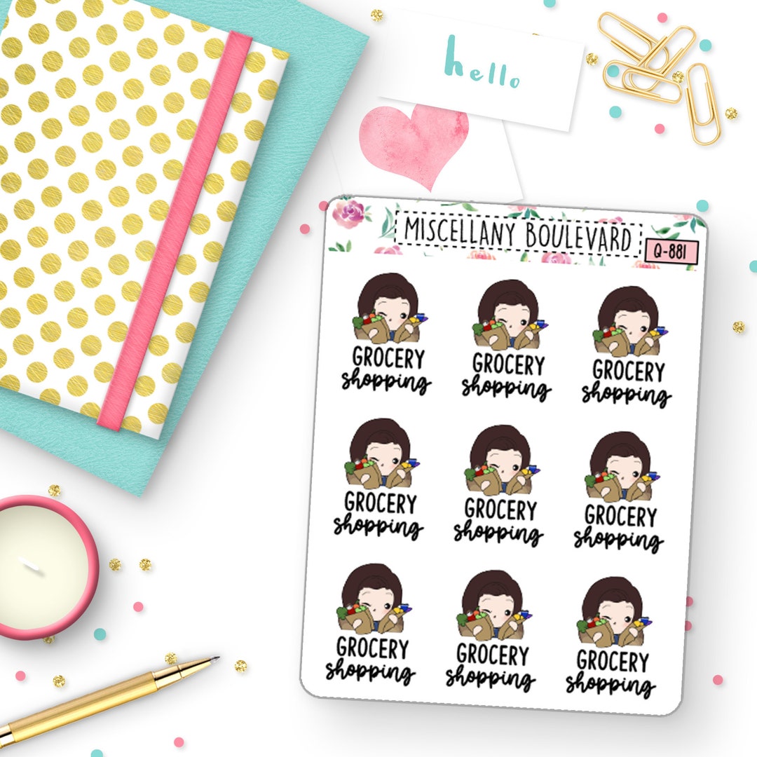 Grocery Shopping Mandy Script Character Combo Planner - Etsy