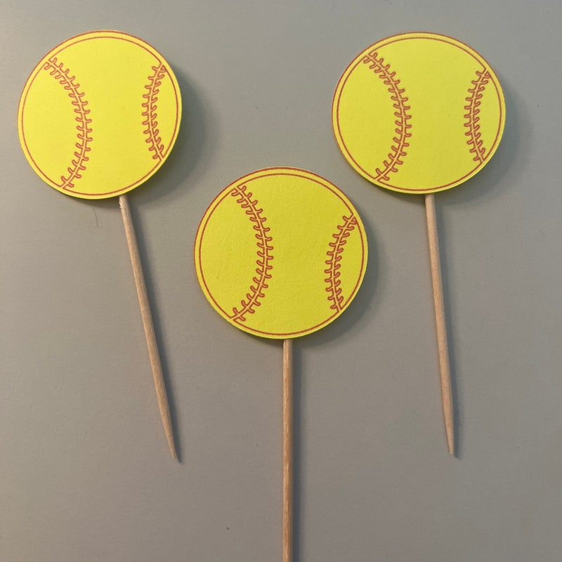 Softball Centerpiece - Etsy