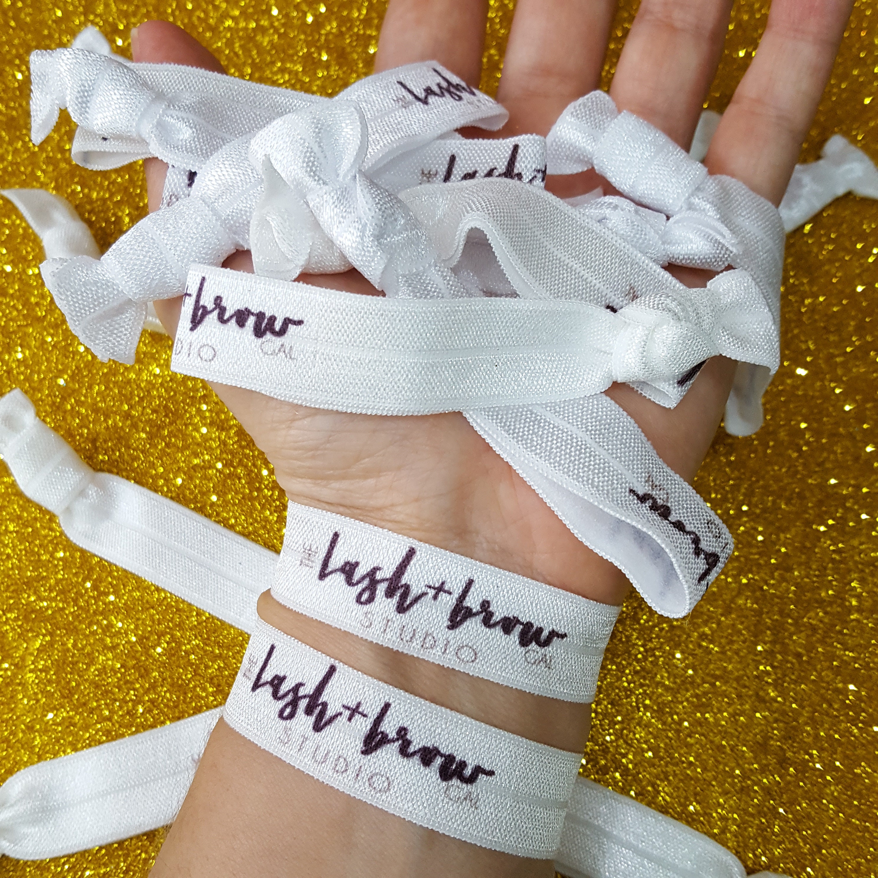 Hair Salon Personalized Hair Ties Hairstylist Customer - Etsy