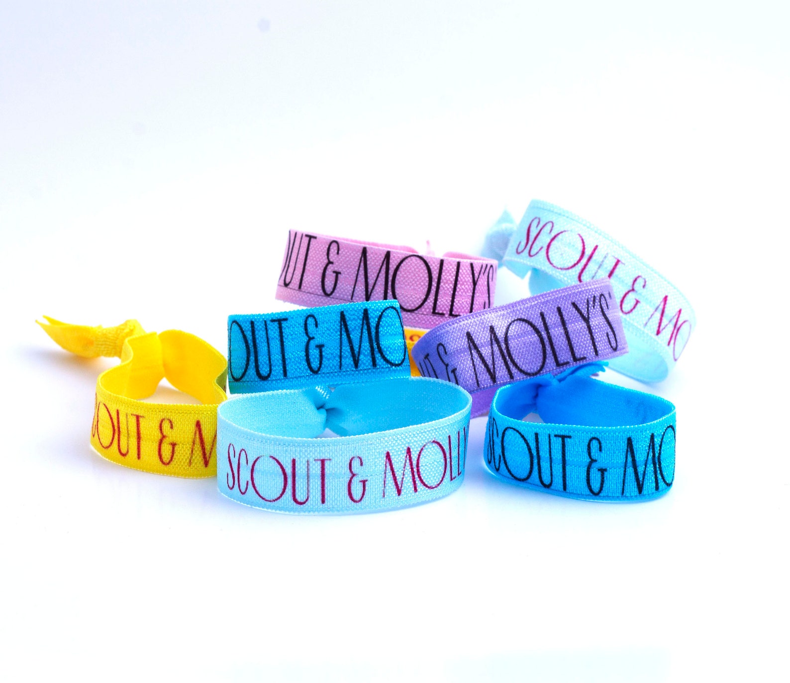 100 Personalized Hair Ties Custom Hair Ties Handout Promos - Etsy Canada