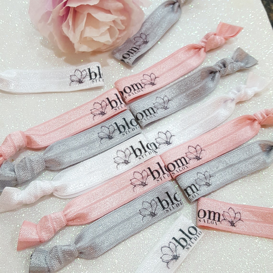 Custom Promotional Salon Hair Ties Custom Hair Ties Hair - Etsy
