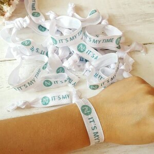 200 Promotional Hair Ties - Elastic Wristbands - Personalized Gifts ...