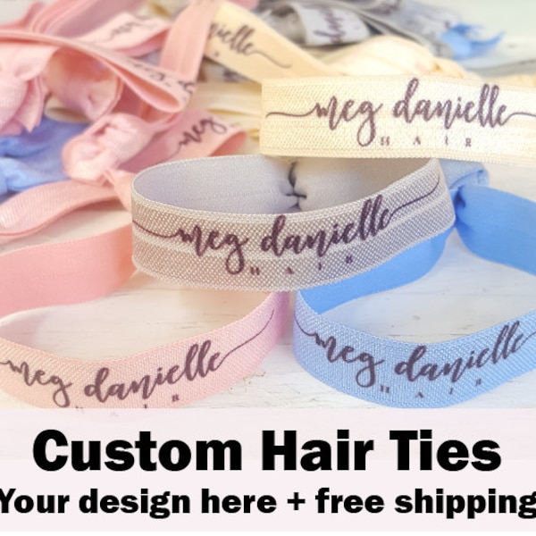 Custom Hair Ties - Etsy