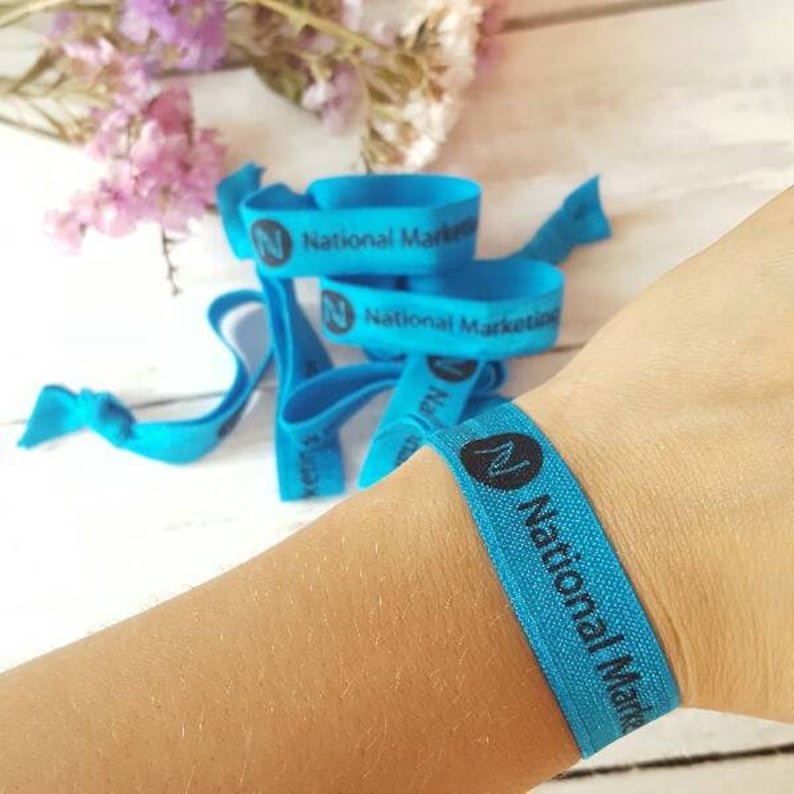 200 Promotional Hair Ties Elastic Wristbands Personalized | Etsy 200 Promotional Hair Ties Elastic Wristbands Personalized | Etsy