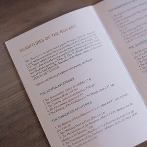 How to Pray the Rosary Booklet - Etsy