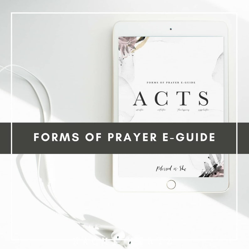 Forms of Prayer Guide Digital Download Prayer Journal Pdf - Etsy