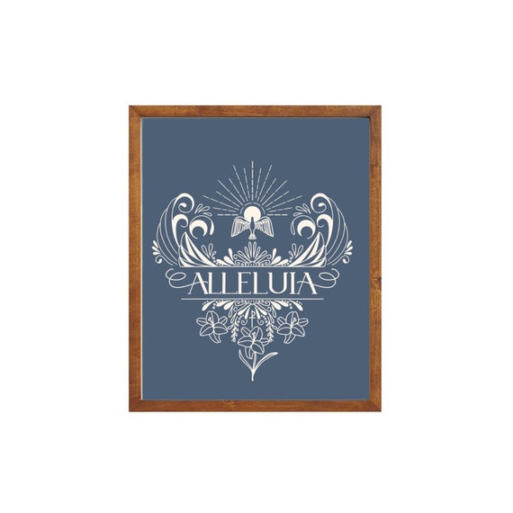 Alleluia Digital Download Encouragement Card Bible Verse - Etsy