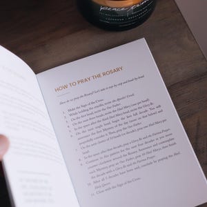 How to Pray the Rosary Booklet - Etsy