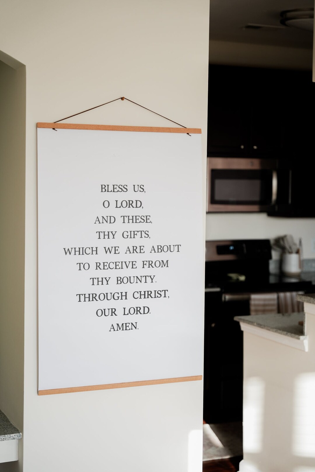 Grace Before Meals Catholic Prayer Poster – Elegant 24x36 Wall Art - Etsy