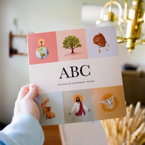 Catholic ABC Board Book for Kids - Etsy