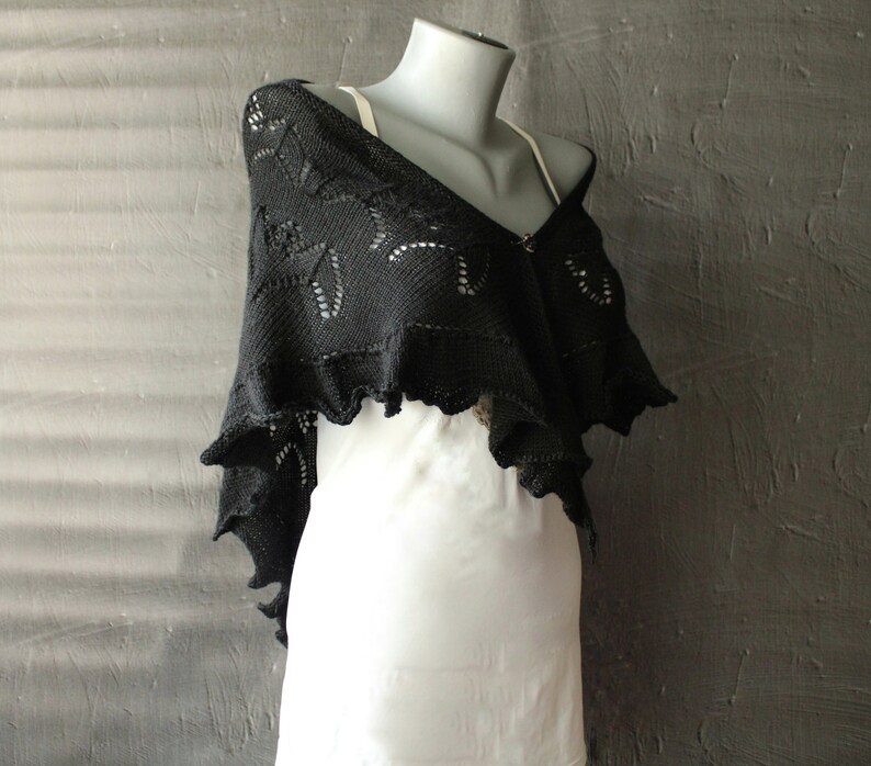 Bat Shawl Cape Black Witch Shawl Scarf Gothic Shawl Halloween - Etsy