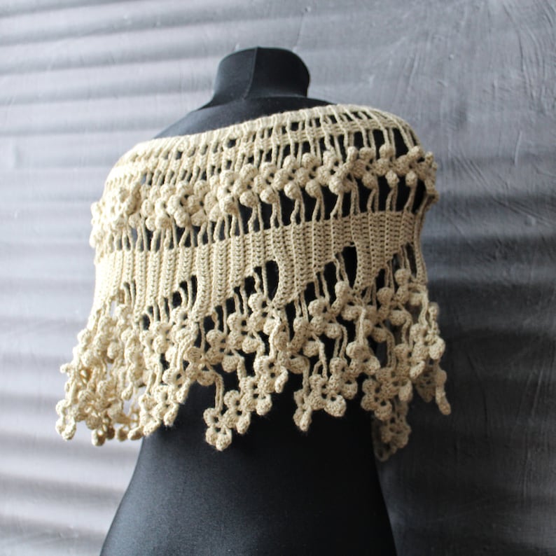 Shoulder Cover up Bridal Cape Womens Poncho Floral Wedding Capelet - Etsy