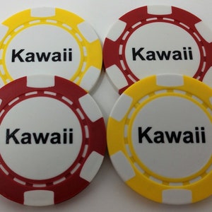1 to 1000 Custom Poker Chips, Imprinted With Your Personalized Text on ...