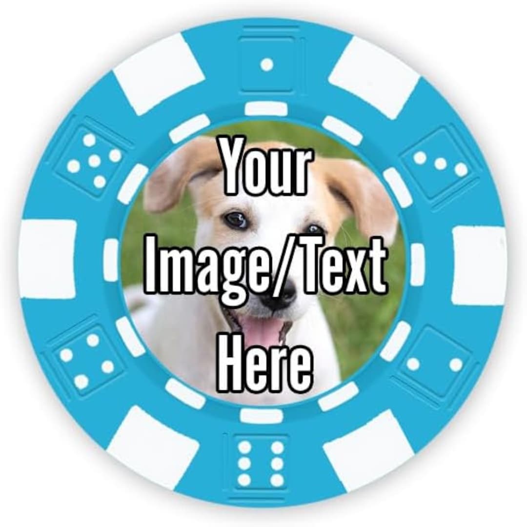 Custom Poker Chips Printed in Full Color With Your Image, Design, Text ...