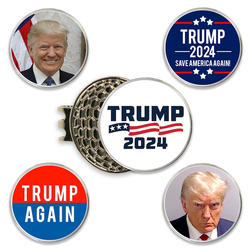 Trump Golf Ball Marker - Etsy