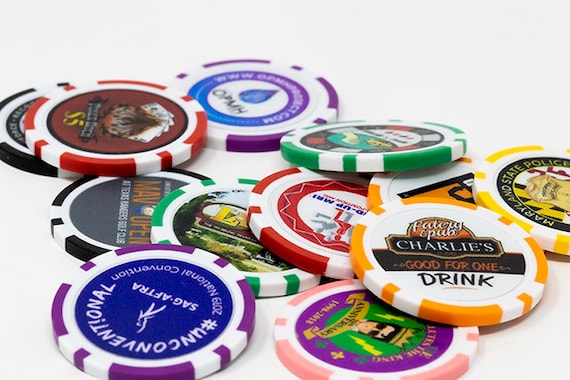 discount shop on sale 100 Full Color Customizable Poker Chips With Your ...