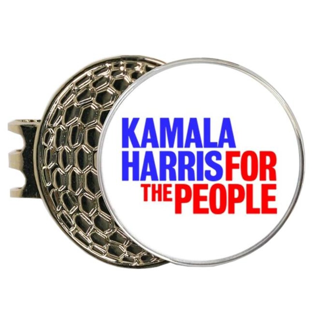 Kamala Harris for the People Golf Ball Marker With Magnetic Hat Clip - Etsy