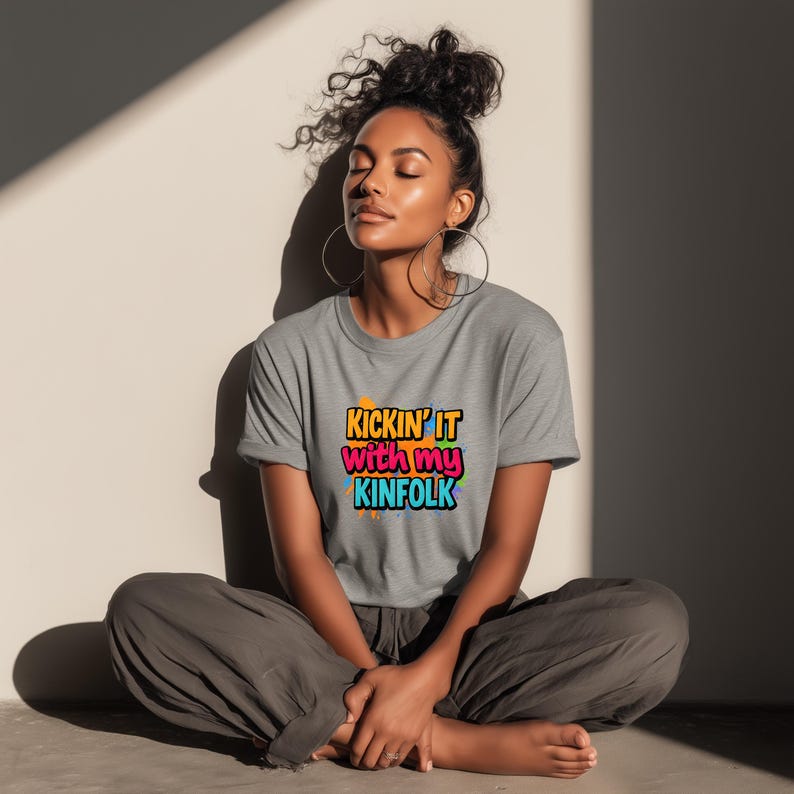 Kickin' It With My Kinfolk PNG, Family Sublimation Design (digital ...